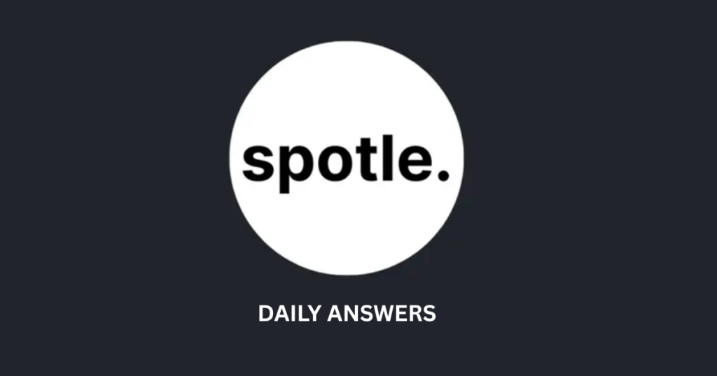 Spotle Today Answer - Phone Numble